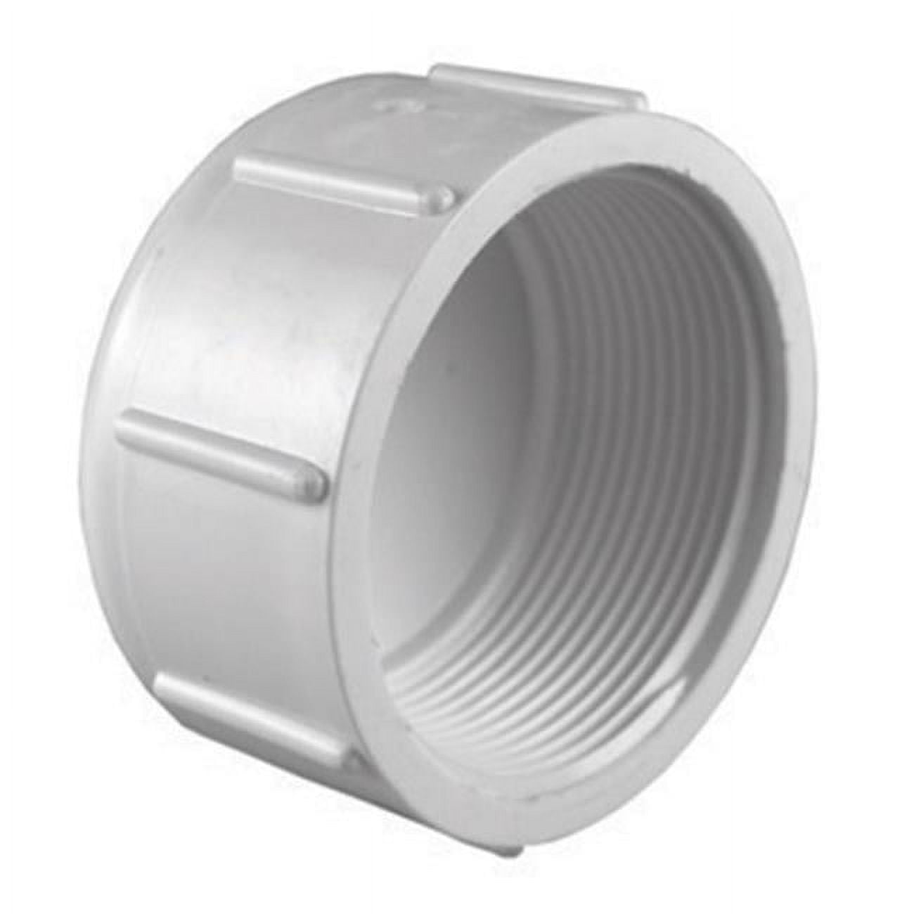 Charlotte Pipe & Foundry PVC021170800 PVC Pipe Cap White 0.5 in. - Pack ...