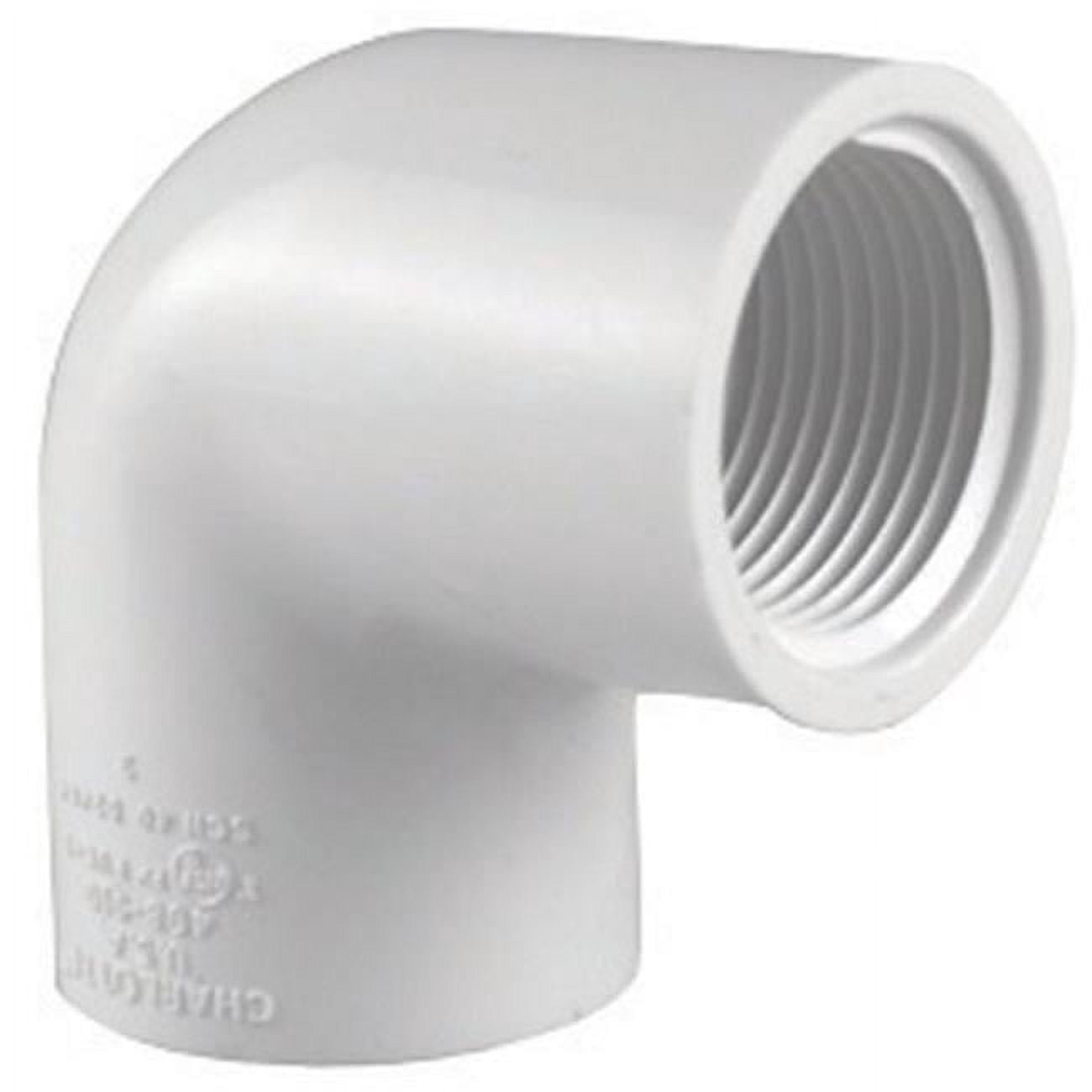 Charlotte Pipe & Foundry PVC023021000 1 in. PVC 90 deg Elbow - Walmart.com