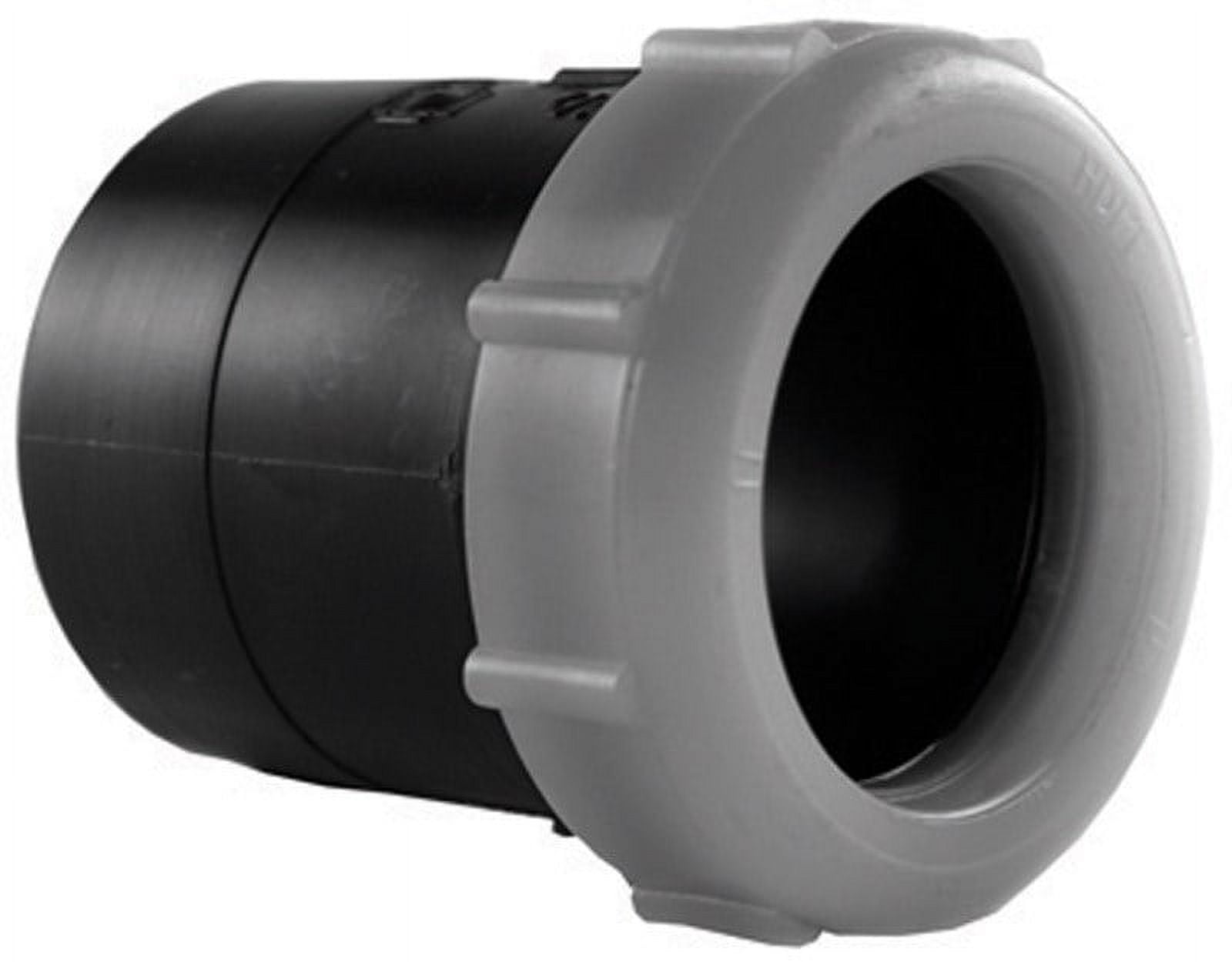 Charlotte Pipe P Trap Adapter Abs/Dwv 1-1/2 " Black - Walmart.com