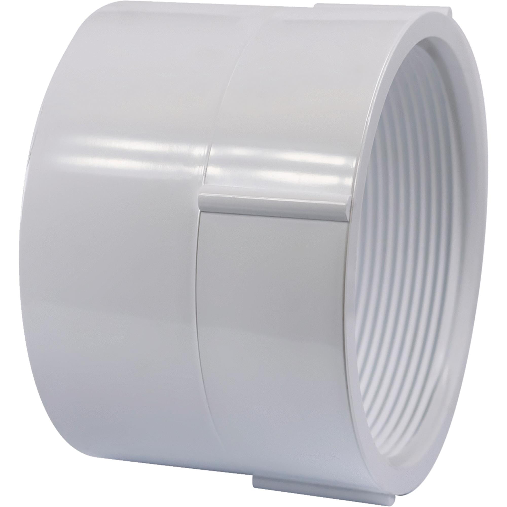 Charlotte Pipe PVC 00101 1200HA Schedule 40 DWV PVC Pipe Adapter, 3 In ...