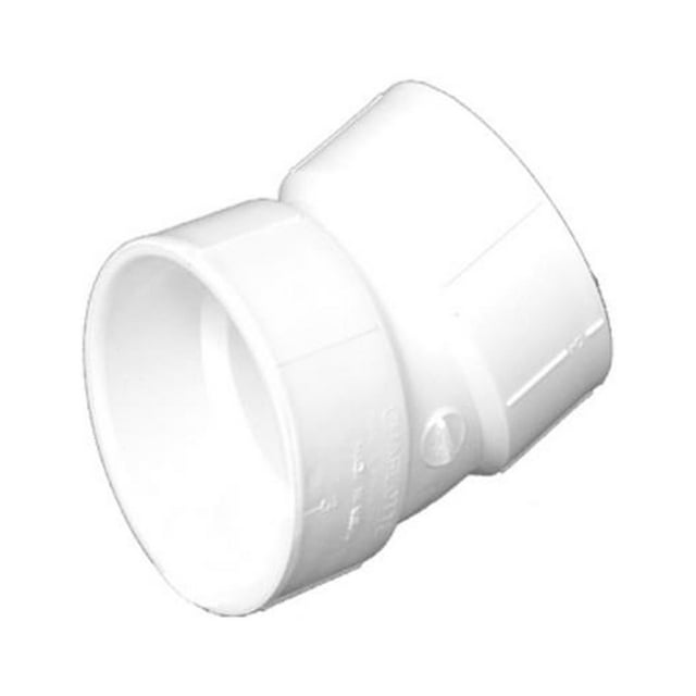 Charlotte Pipe PVC 00324 0800HA Schedule 40 DWV PVC 22-1/2 Degree Pipe ...
