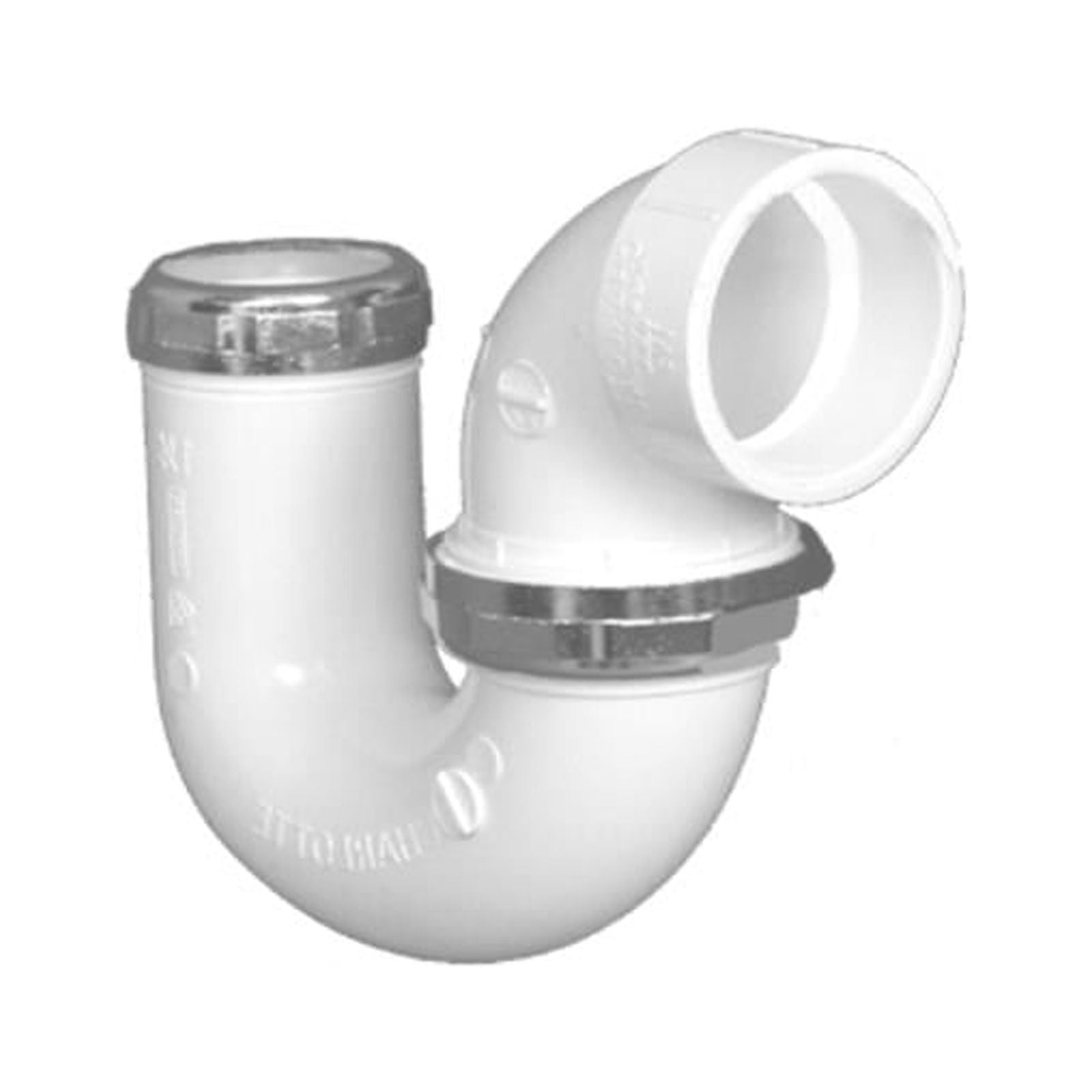 Charlotte Pipe PVC 00711X 0600HA Schedule 40 DWV PVC P-Trap, 1.5 In ...