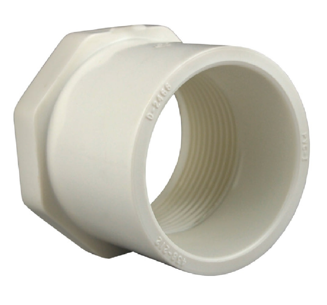 Charlotte Pipe PVC 02108 0800HA PVC Reducing Bushing, White, Each ...