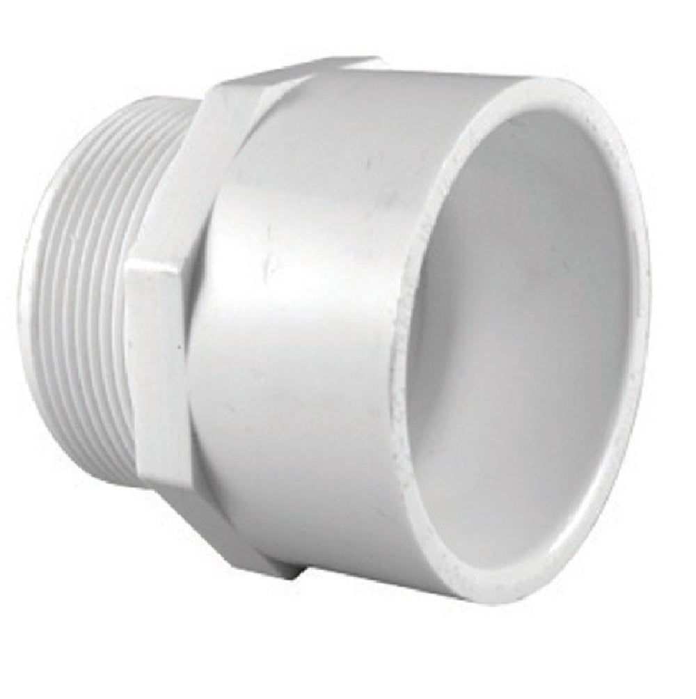Charlotte Pipe PVC 02109 1600HA PVC Pipe Male Adapter, White, Each ...