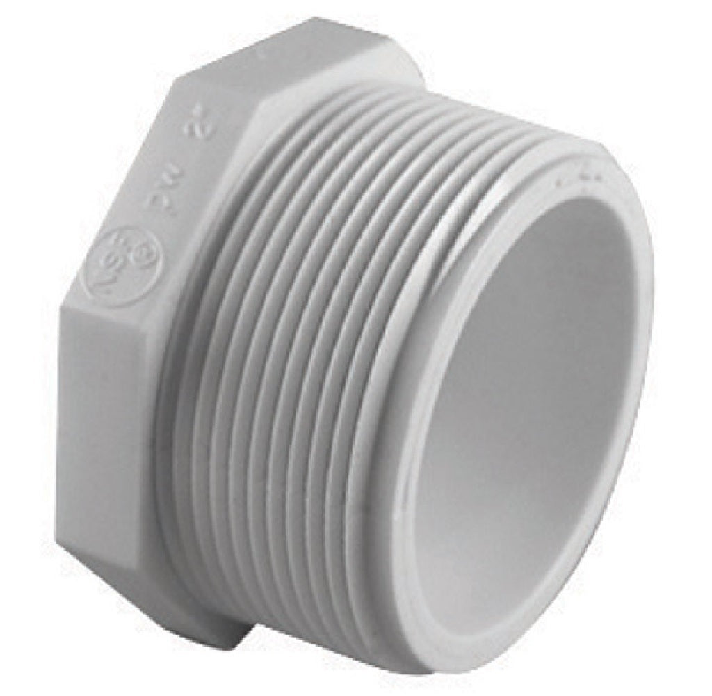 Charlotte Pipe PVC 02113 1200HA Schedule 40 Male Pipe Thread Plug ...
