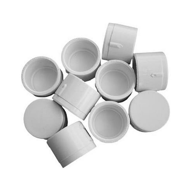 Charlotte Pipe PVC 02116C 0800HA Schedule 40 PVC Slip Cap, 3/4 In., 10 ...