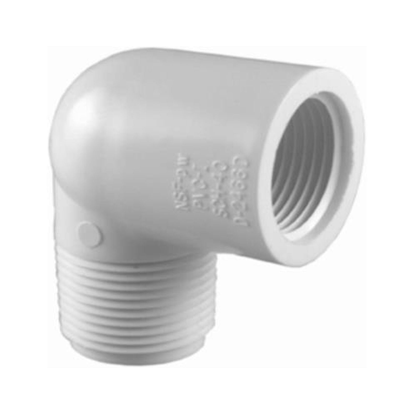 Charlotte Pipe PVC 02307 0600HA Schedule 40 PVC 90-Degree Street Elbow ...