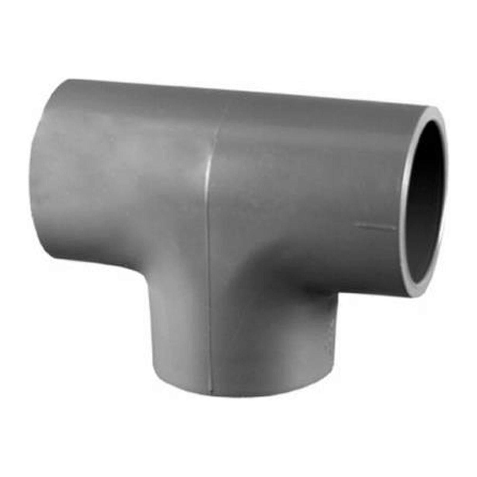 Charlotte Pipe PVC 08400 1000HA Schedule 80 PVC Slip x Slip x Slip Tee ...