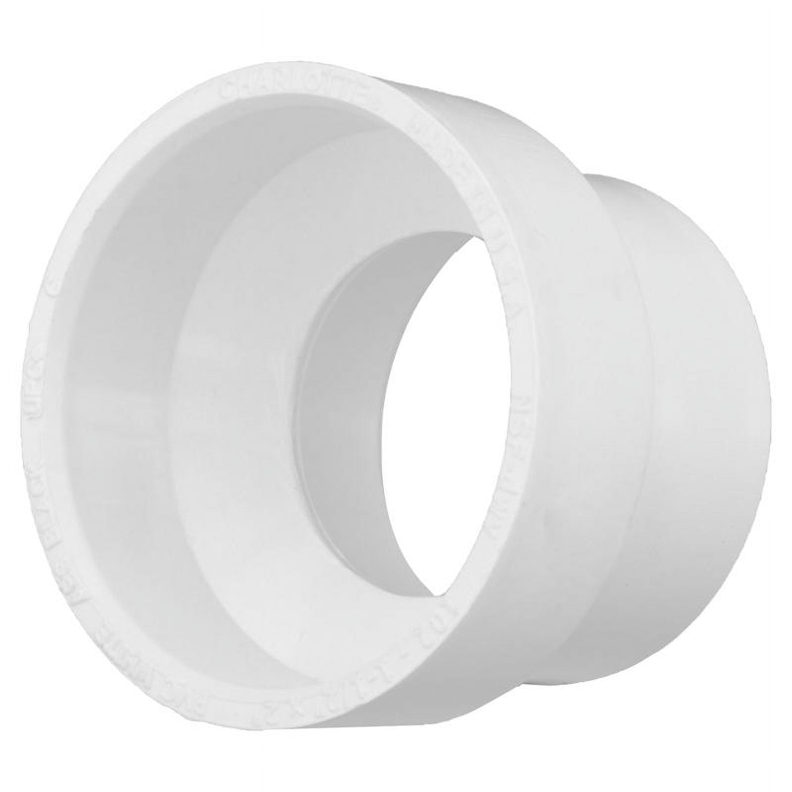 Charlotte Pipe PVC001020600 Reducing Coupling Schedule 40 1-1/2" Hub T X 2" D Hub PVC - Walmart.com