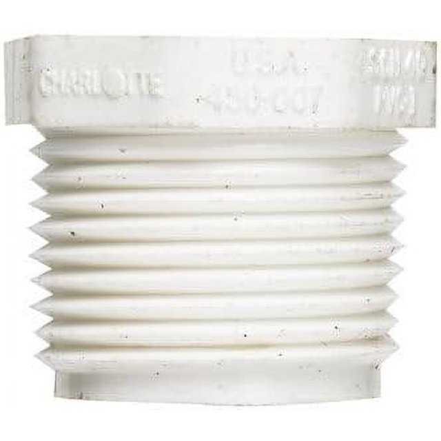 Charlotte Pipe Plug Sch 40 Pvc 3/4 " Mpt White - Walmart.com