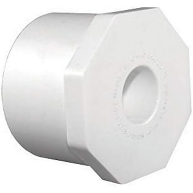 Charlotte Pipe Reducing Bushing Sch 40 Pvc Spg X Fpt 1 " X 3/4 " White - Walmart.com