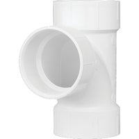 Charlotte Pipe Sanitary Tee Pvc Dwv 3 " Sch 40 - Walmart.com