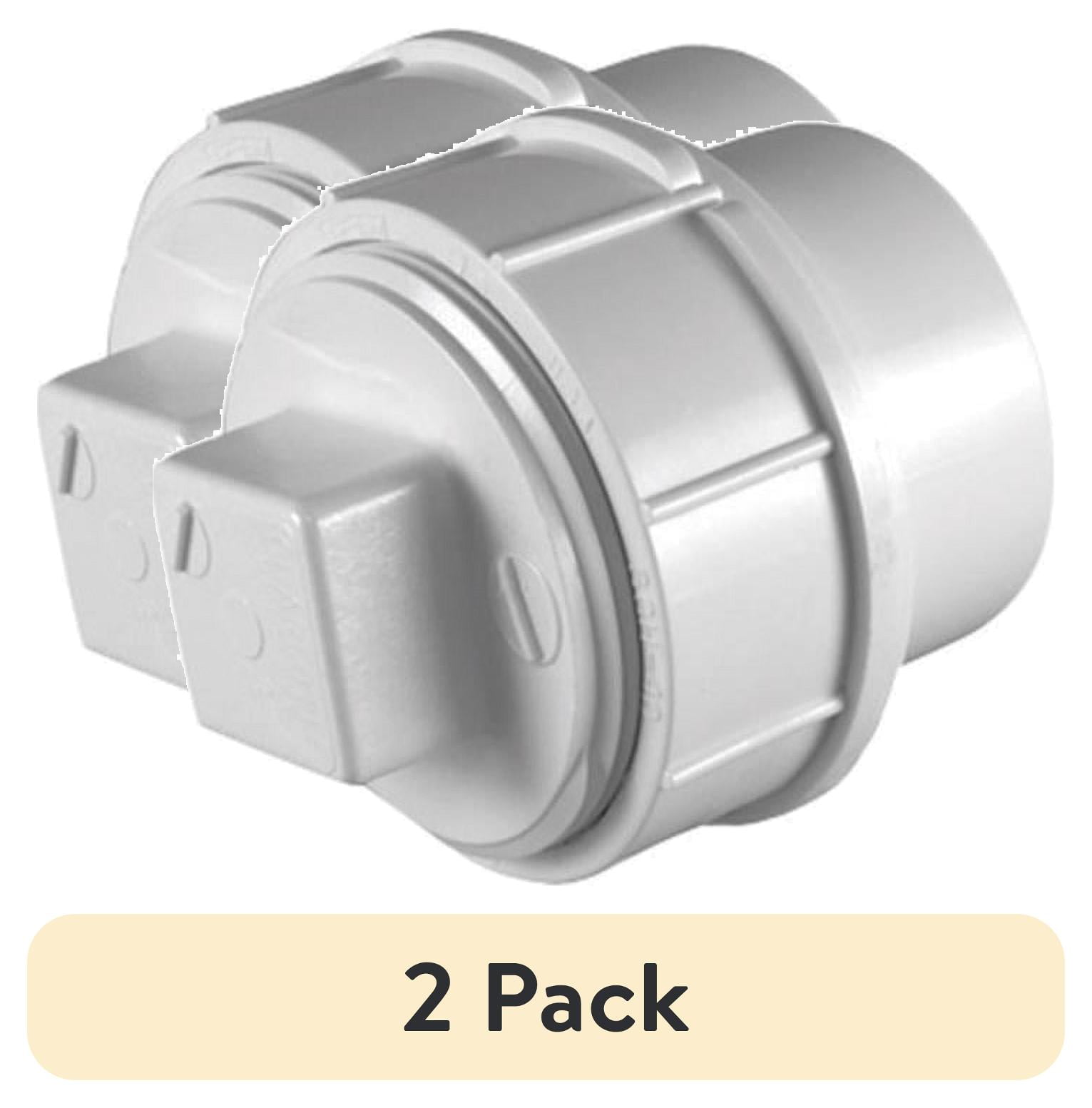(2 pack) Charlotte Pipe Schedule 30 3 in. PVC Clean-Out Plug - Walmart.com
