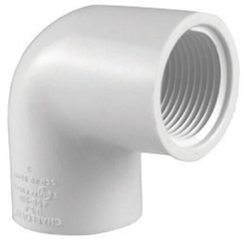 Charlotte Pipe Schedule 40 1-1/2 in. FPT X 1-1/2 in. D FPT PVC Elbow - Walmart.com