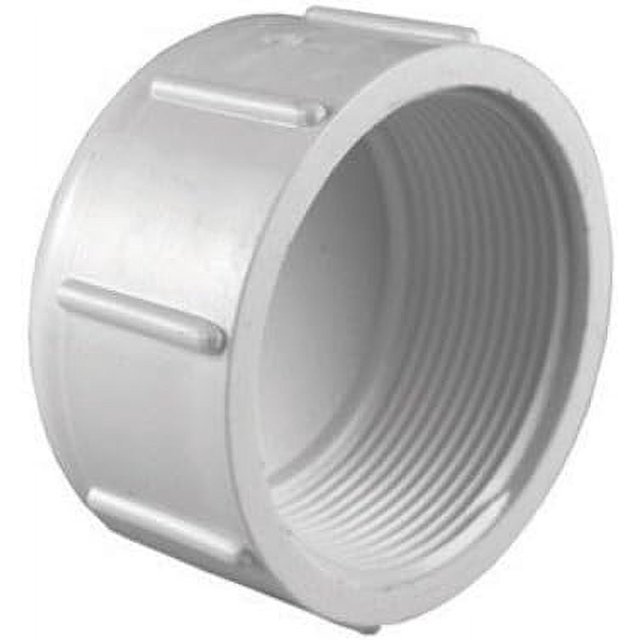 Charlotte Pipe Schedule 40 1-1/2 in. FPT x 1-1/2 in. Dia. FPT PVC Cap - Walmart.com