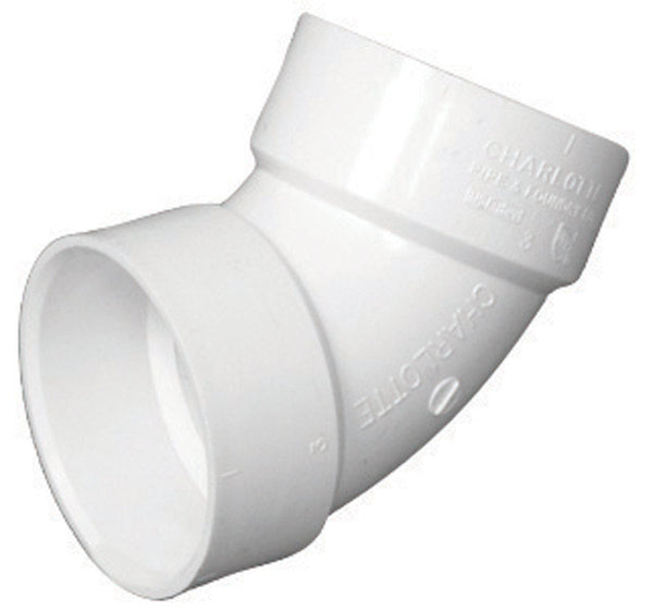 Charlotte Pipe Schedule 40 1-1/2 in. Hub X 1-1/2 in. D Hub PVC Elbow 1 pk - Walmart.com