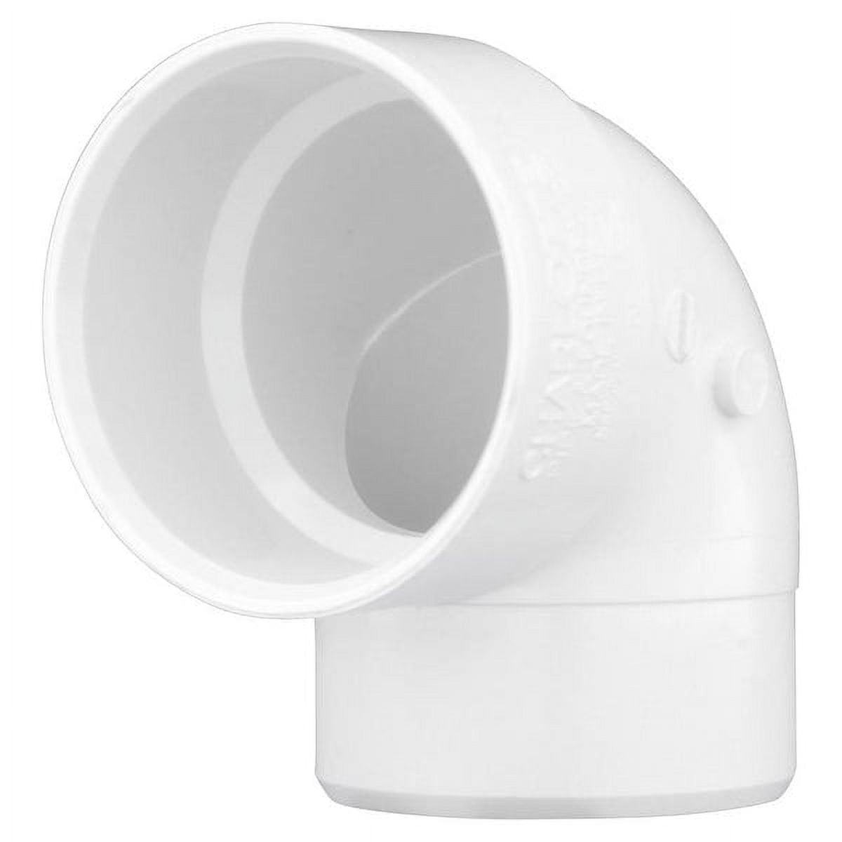 Charlotte Pipe Schedule 40 1-1/2 in. Hub X 1-1/2 in. D Spigot PVC Elbow 1 pk - Walmart.com