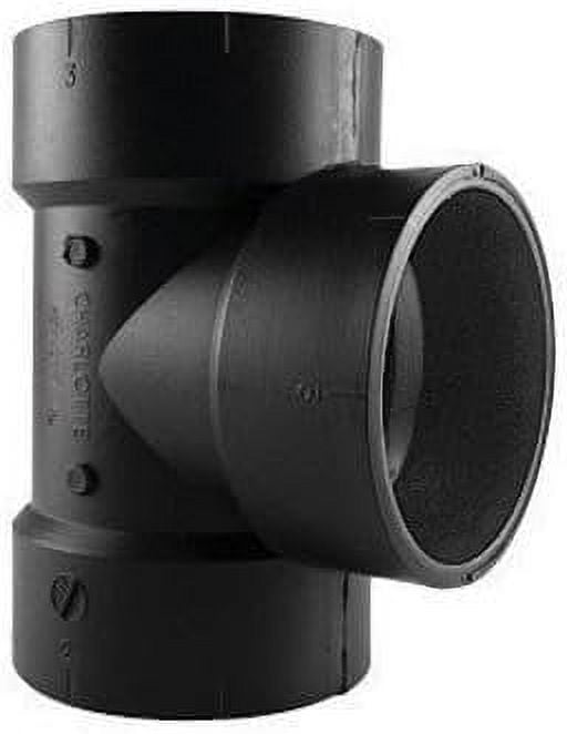 Charlotte Pipe Schedule 40 1-1/2 in. Hub x 1-1/2 in. Dia. Hub ABS Vent Tee - Walmart.com