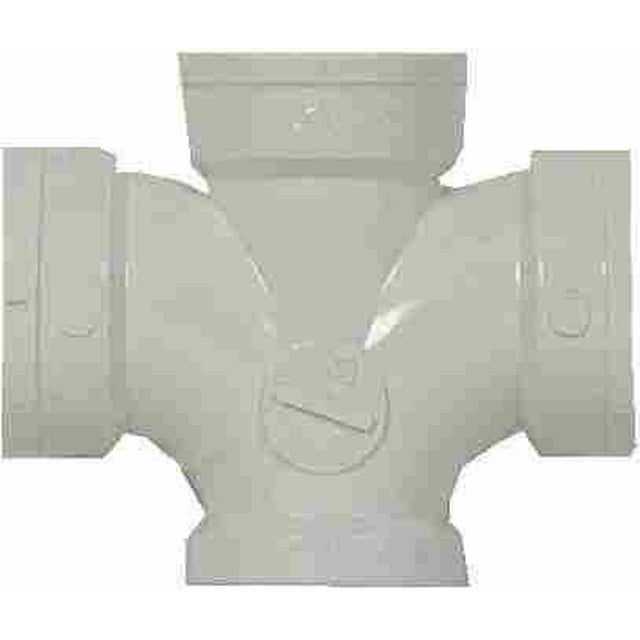 Charlotte Pipe Schedule 40 1-1/2 in. Hub x 1-1/2 in. Dia. Hub PVC Sanitary Tee - Walmart.com