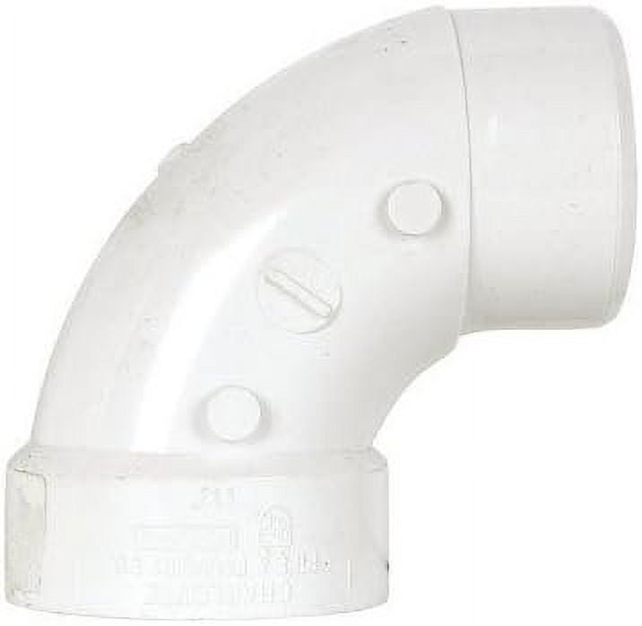 Charlotte+Pipe++Schedule+40++1-1%2f2+in.+Hub+++x+1-1%2f2+in.+Dia.+Spigot++PVC++Elbow - Walmart.com