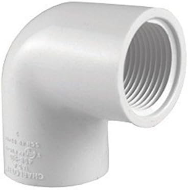 Charlotte Pipe Schedule 40 1/2 in. FPT x 1/2 in. Dia. FPT PVC Elbow - Walmart.com