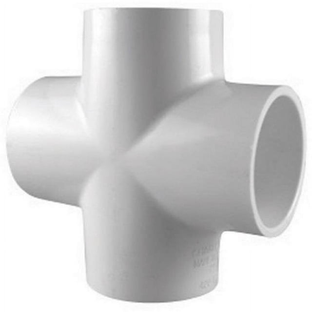 Charlotte Pipe Schedule 40 1/2 in. PVC Pipe Cross PVC 02410 0500HA ...
