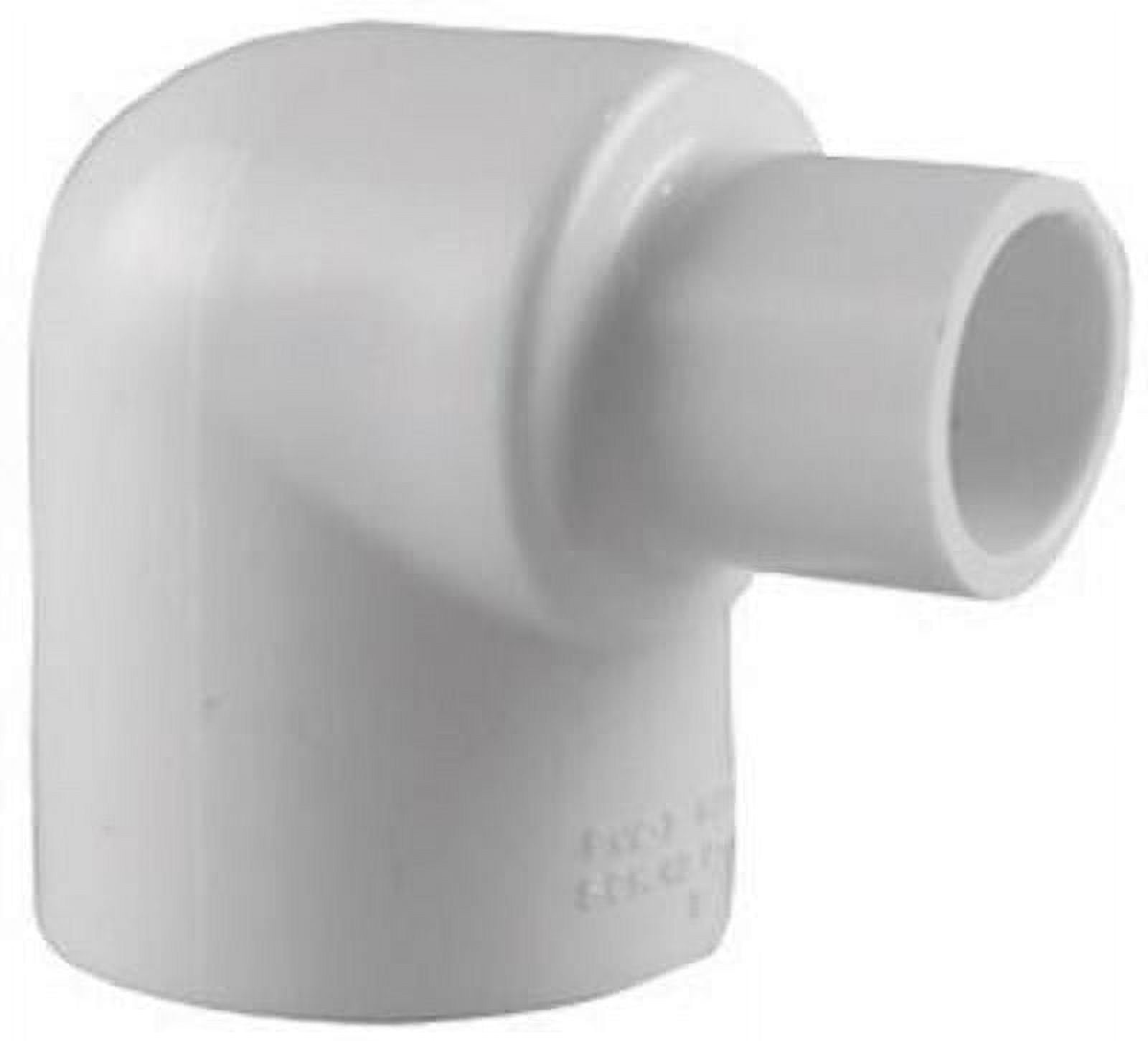 Charlotte Pipe Schedule 40 1 in. Slip X 1/2 in. D Slip PVC Elbow - Walmart.com