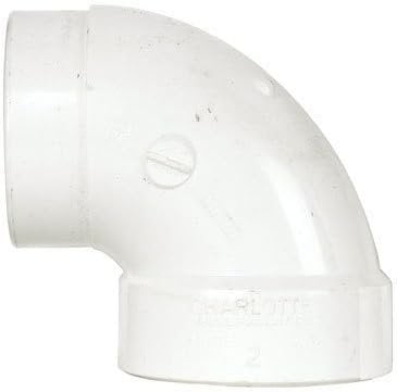 Charlotte Pipe Schedule 40 2 in. Hub x 2 in. Dia. Hub PVC P-Trap with ...