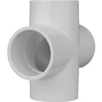 Charlotte Pipe Schedule 40 2 in. PVC Pipe Cross PVC 02410 1400HA ...