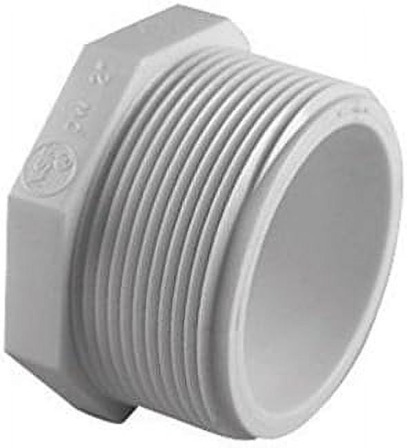 Charlotte Pipe Schedule 40 3/4 in. MPT x 3/4 in. Dia. FPT PVC Plug - Walmart.com