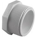 Charlotte Pipe Schedule 40 3/4 in. MPT x 3/4 in. Dia. FPT PVC Plug ...