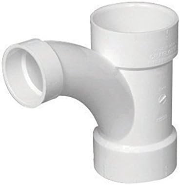Charlotte Pipe Schedule 40 4 in. Hub x 4 in. Dia. Hub PVC Long Turn Wye - Walmart.com