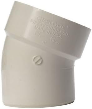 Charlotte Pipe Schedule 40 4 in. Hub x 4 in. Dia. Spigot PVC Elbow - Walmart.com