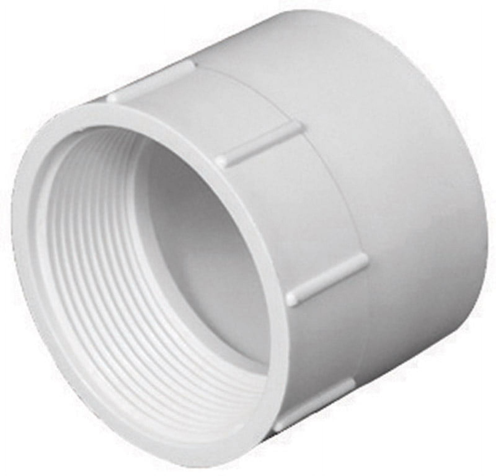 Charlotte Pipe Schedule 40 6 in. Hub x 6 in. Dia. FPT PVC Adapter ...