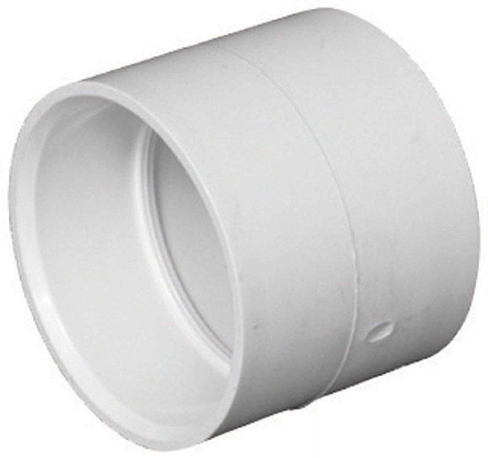 Charlotte Pipe Schedule 40 6 in. Hub x 6 in. Dia. Hub PVC Coupling ...