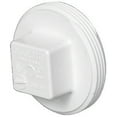 Charlotte Pipe 6 in. MPT PVC Clean-Out Plug, Schedule 40, Drainage ...