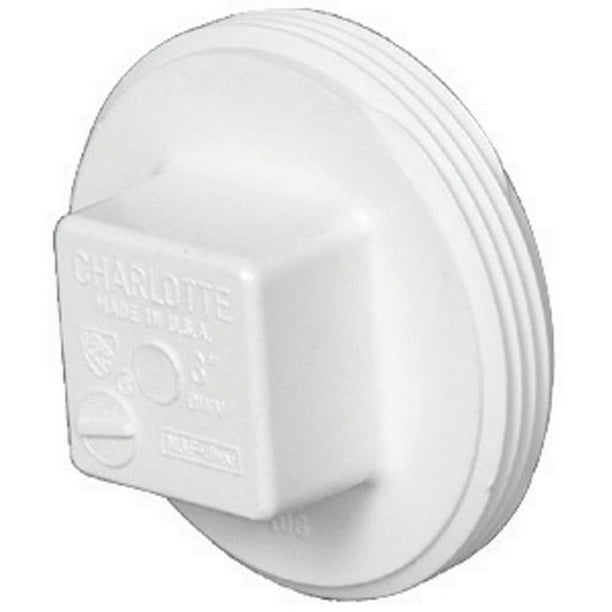 Charlotte Pipe Schedule 40 6 in. MPT PVC Clean-Out Plug - Walmart ...