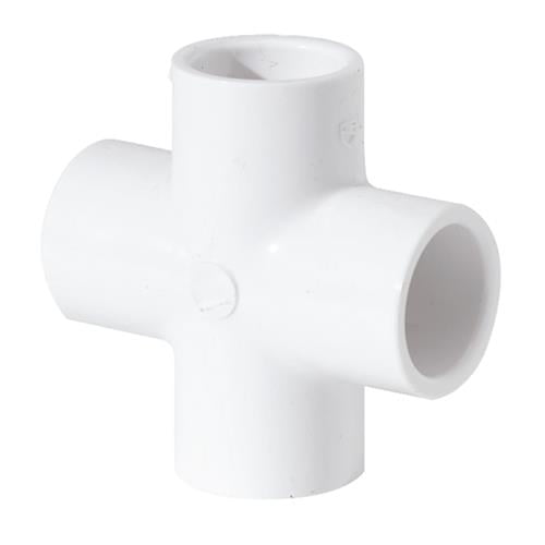 Charlotte Pipe Schedule 40 PVC Cross 3/4" SCH40 SLIP, Each - Walmart.com