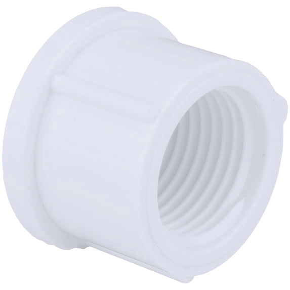 Charlotte Pipe Schedule 40 Threaded PVC Cap - Pack of 6 - Walmart.com