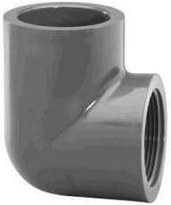 Charlotte Pipe Schedule 80 1/2 in. FPT x 1/2 in. Dia. FPT PVC Elbow - Walmart.com