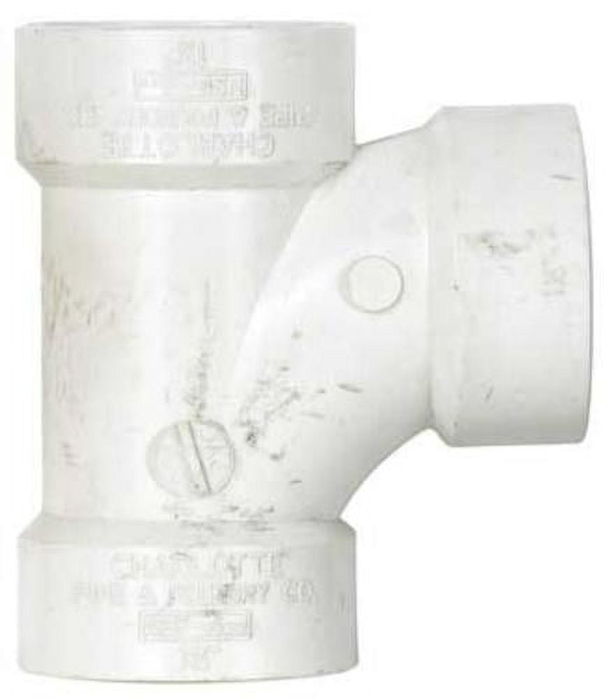 Charlotte Pipe & Found PVC004000600HA Sanitary Tee 1-1/4" - Walmart.com