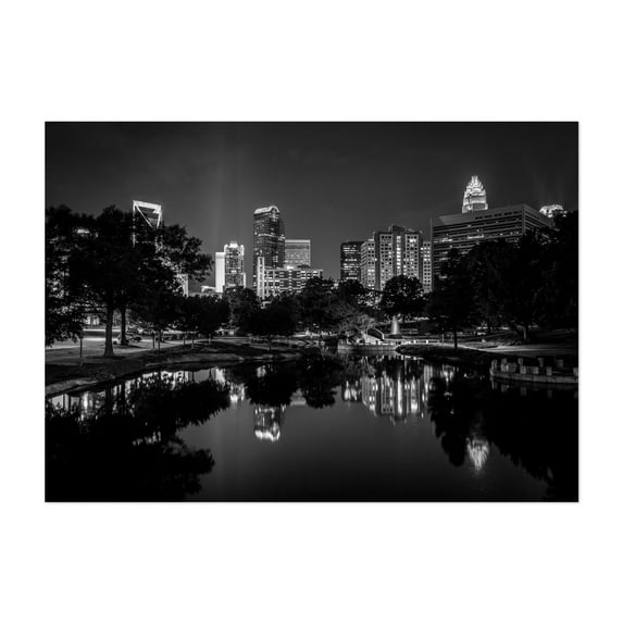 Charlotte Skyline & Marshall B&W - Charlotte North Carolina Photography ...