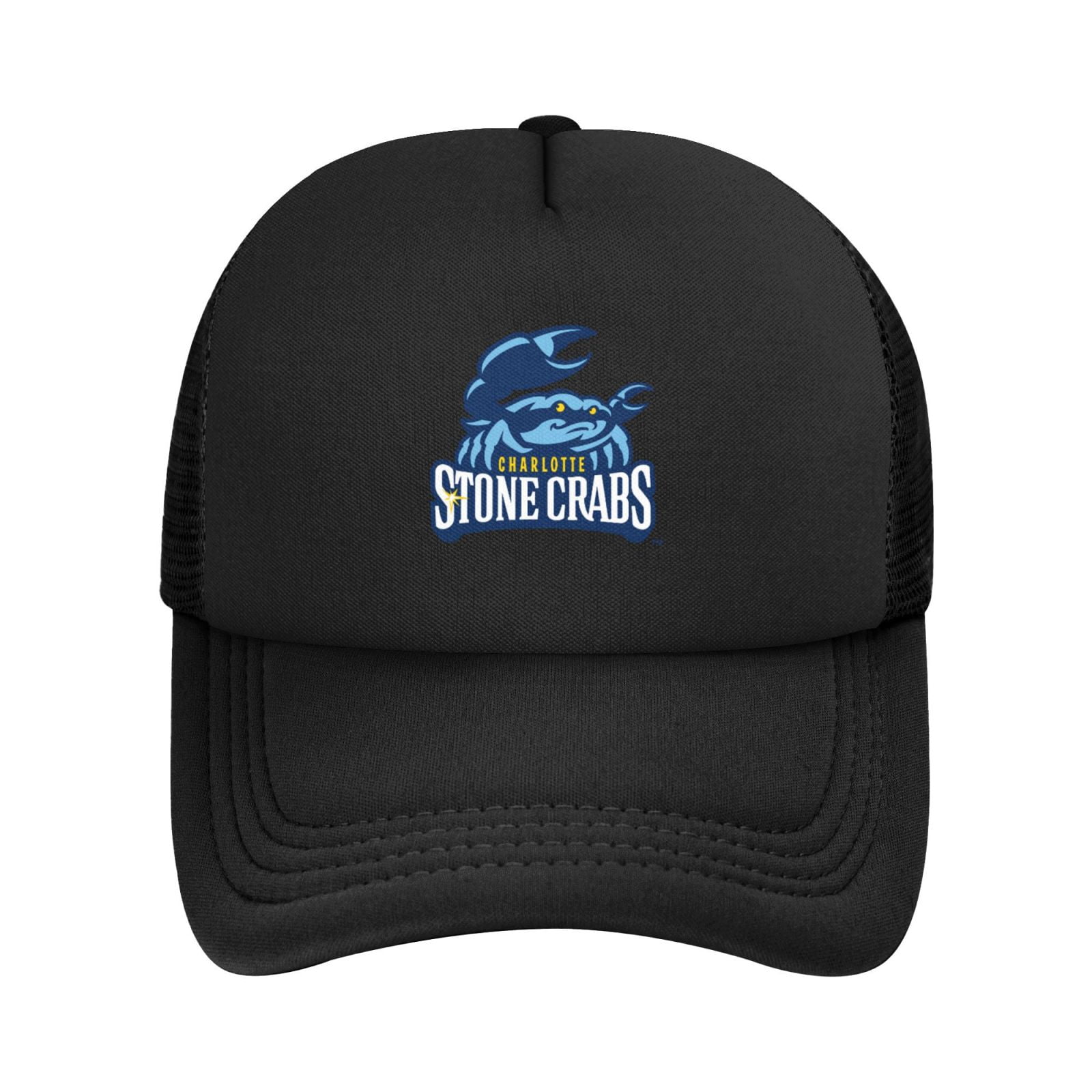 Charlotte Stone Crabs Solid Color Lightweight Adult Mesh Baseball Cap ...