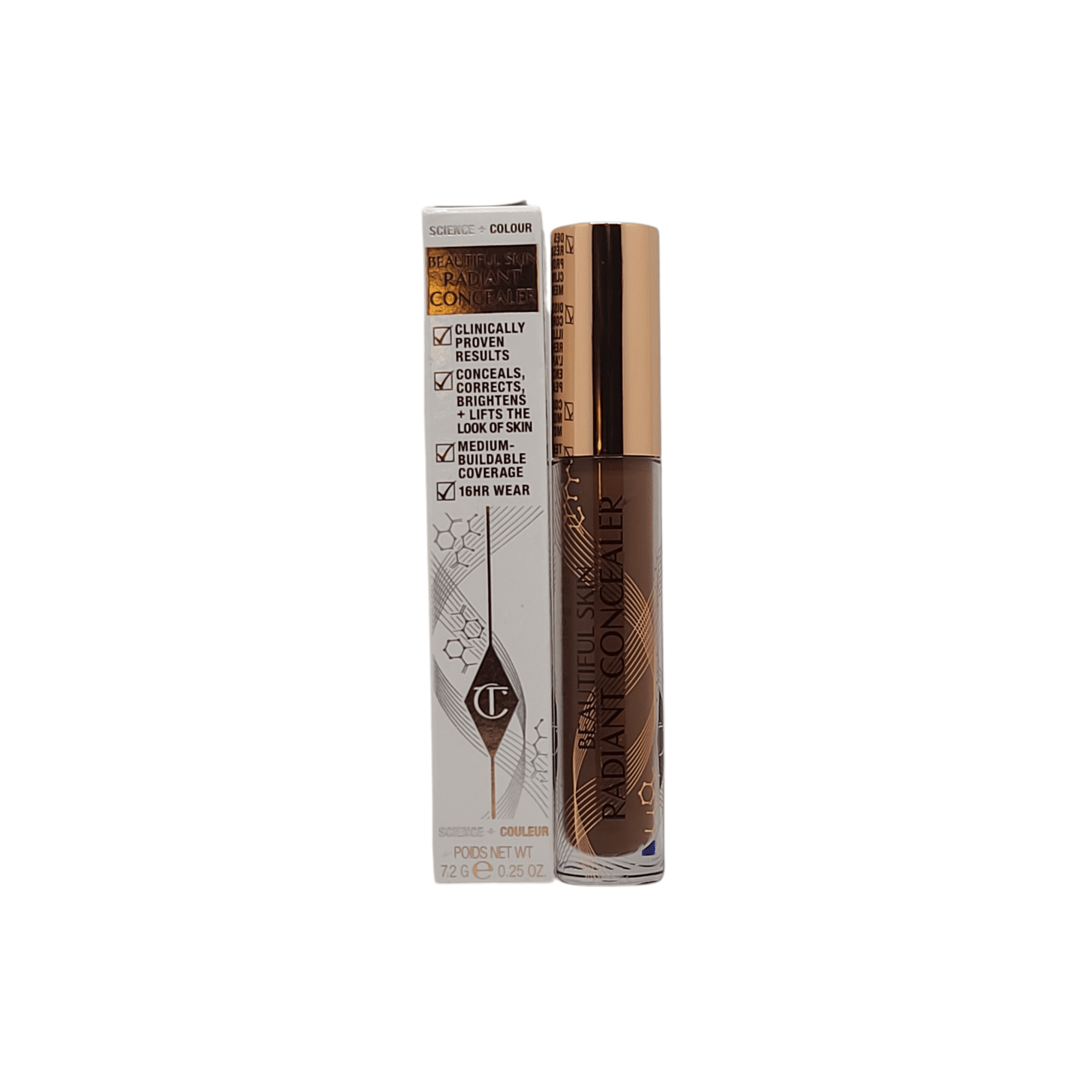 Charlotte Tilbury Beautiful Skin Radiant Concealer 17.5 Deep 0.25 oz ...