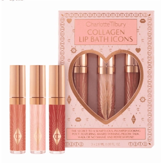 Charlotte Tilbury Collagen Lip Bath Icons - Mini Collagen Lip Bath Trio ...