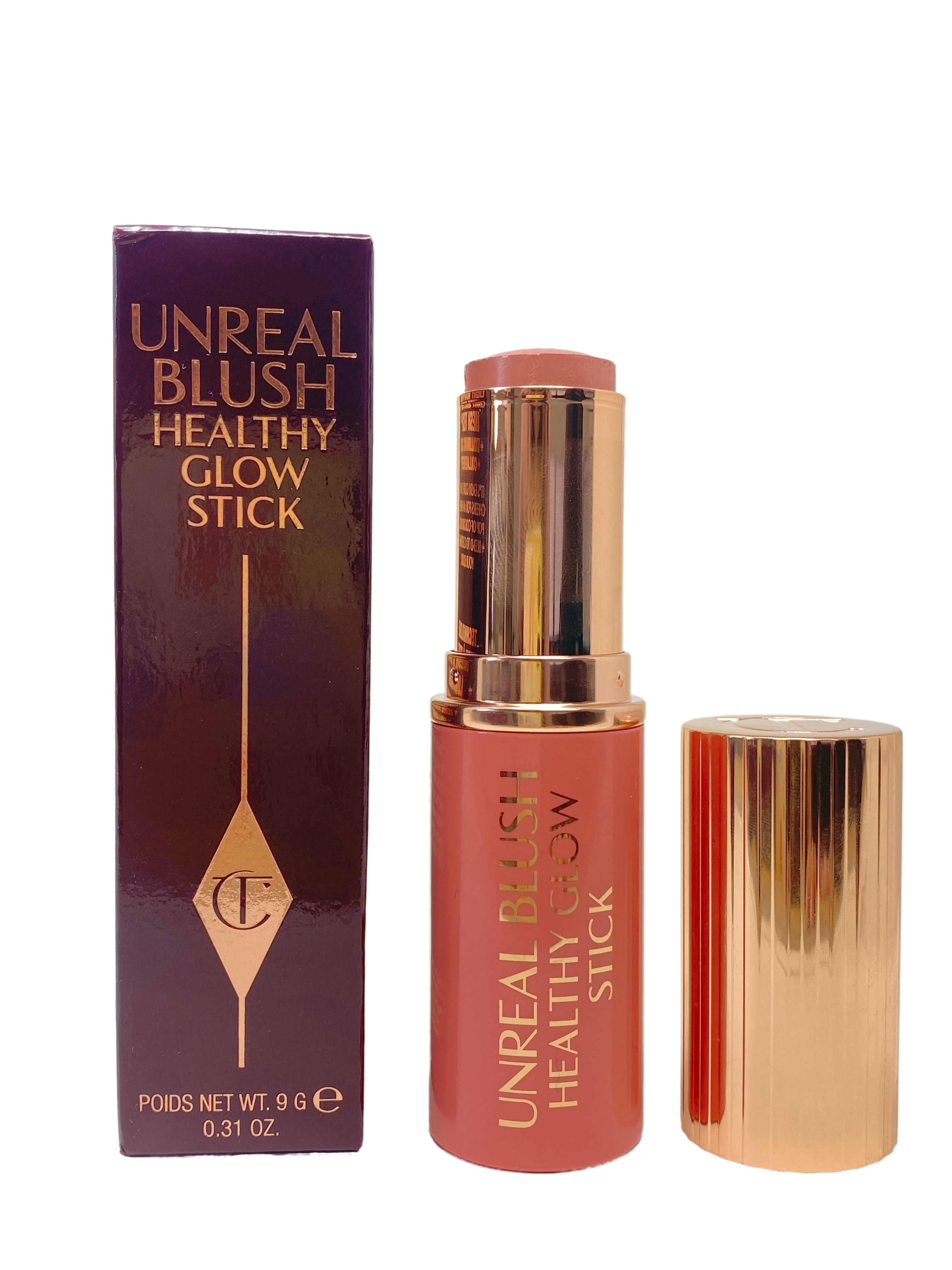 Charlotte Tilbury Unreal Blush Healthy Glow Stick - Peachy Glow (.31 Oz ...