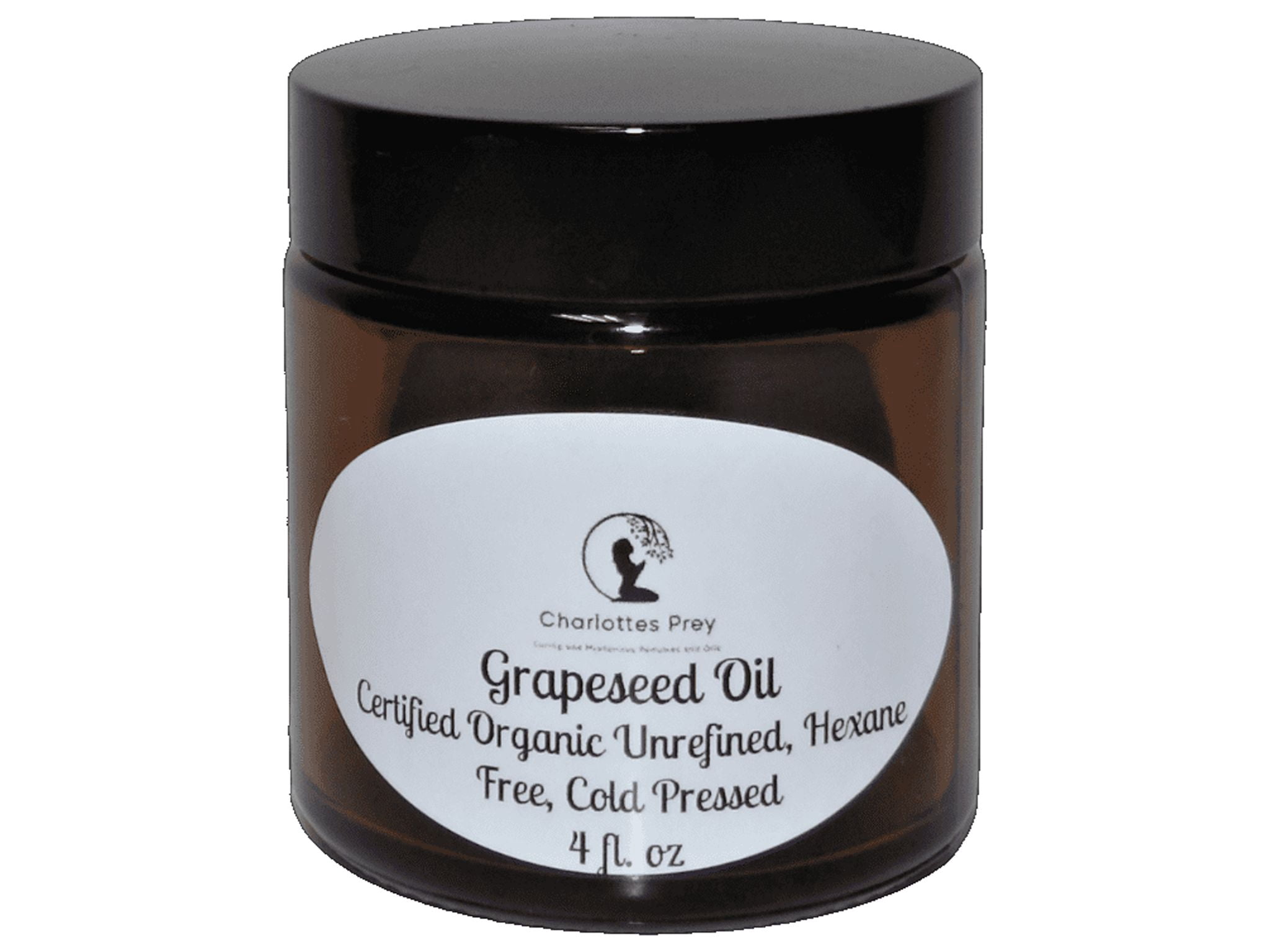 Charlotte's Prey Certified Organic Unrefined, Grapeseed Oil. Great for ...