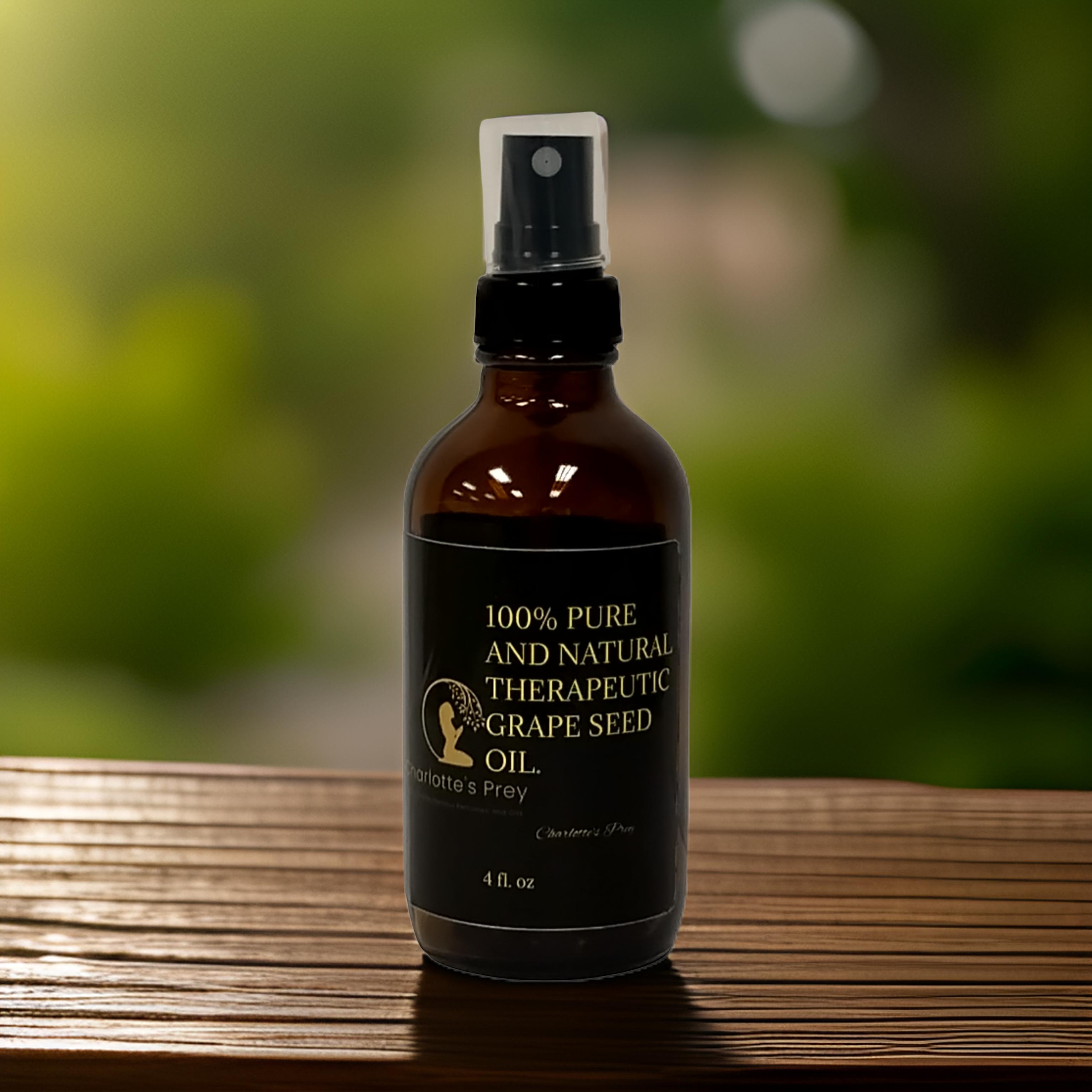 Charlotte's Prey Certified Organic Unrefined, Grapeseed Oil. Great for ...