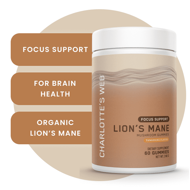 Charlotte's Web Lion's Mane Focus Support Gummies 60ct - Walmart.com