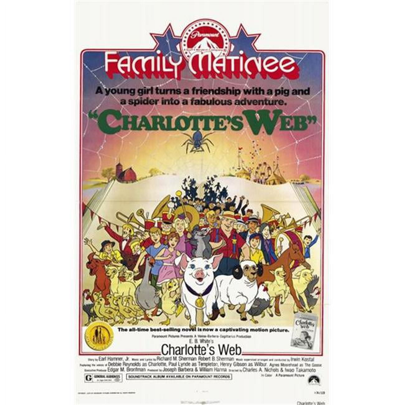 Charlottes Web Movie Poster - 11 x 17 in. - Walmart.com